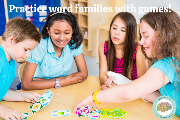 What are Word Families and Why are They Important to Literacy Success ...