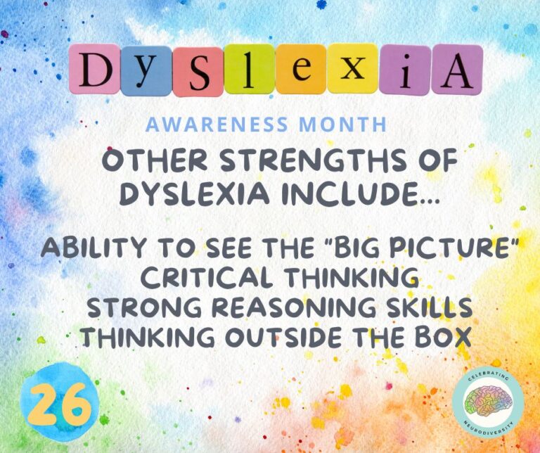 Dyslexia Awareness Month: 31 Days and 31 Facts - Celebrating Neurodiversity