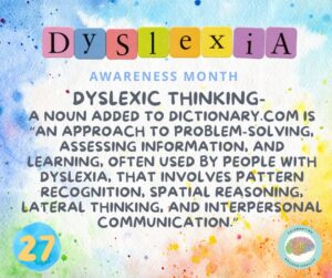 Dyslexia Awareness Month: 31 Days and 31 Facts - Celebrating Neurodiversity