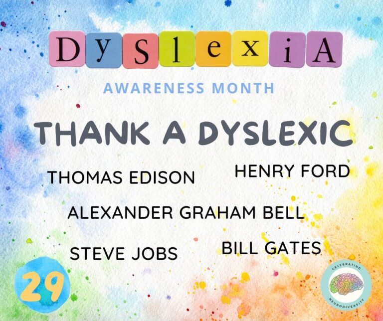 Dyslexia Awareness Month: 31 Days and 31 Facts - Celebrating Neurodiversity